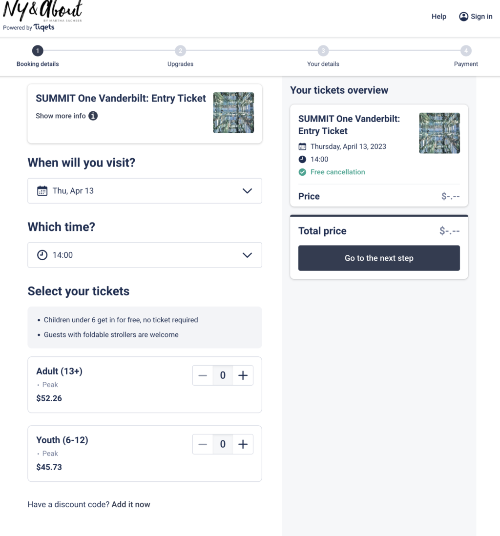 How to get discounted tickets to Summit Observatory in NYC